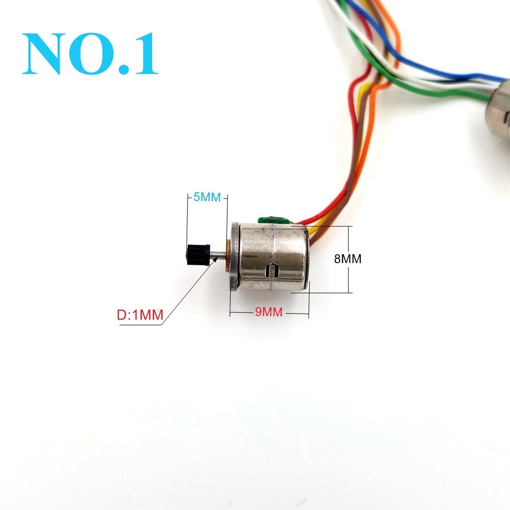 2 teil/los Micro Stepper Motor 8mm 2-phase 4-draht... – Vicedeal