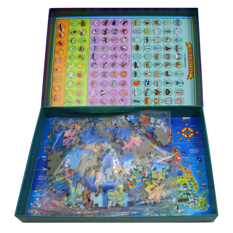 World Map Puzzle for Kids - 200 Piece - Learning A... – Grandado