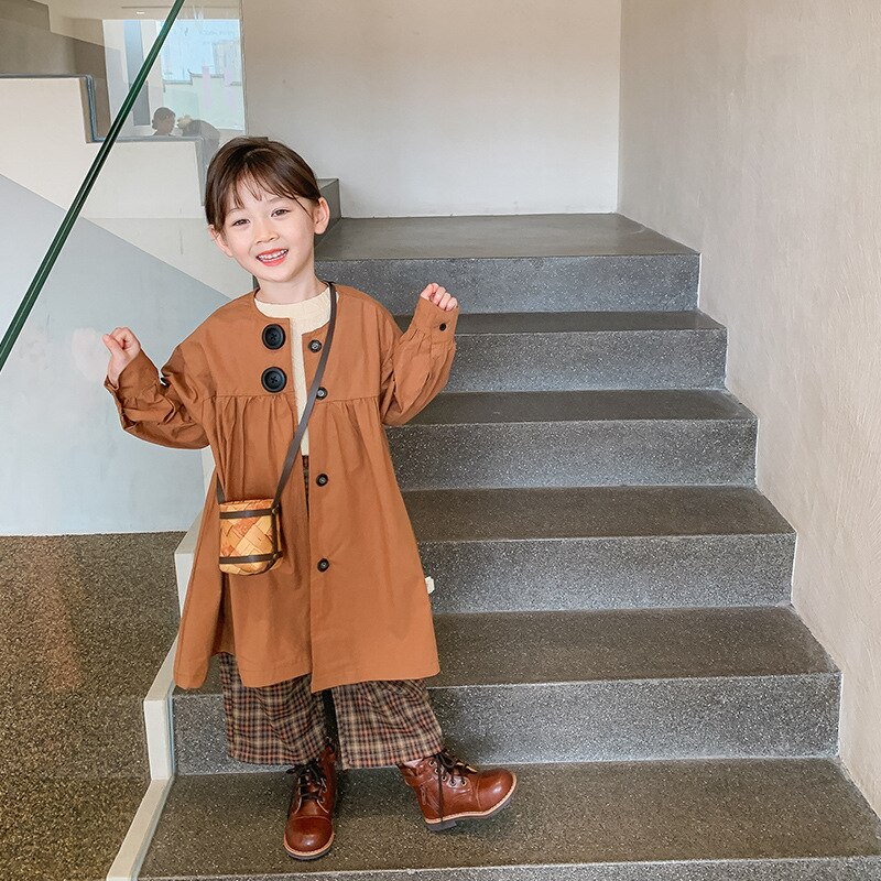 Mädchen 2022 übergroßen langen stil graben jacken ... – Grandado