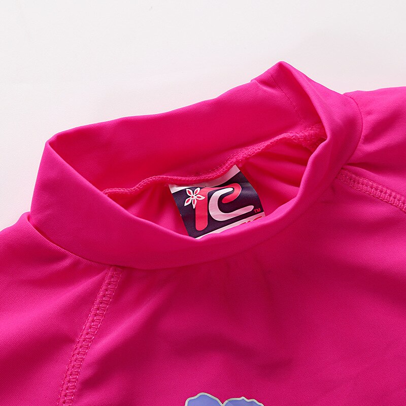 Girls Swimsuit Top Swimwear 7-14 Years Rose Floral... – Grandado