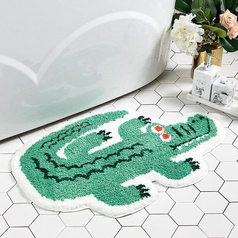Badkamer Deur Entree Tijger Mat Bad Rug Badkamer A... – Vicedeal