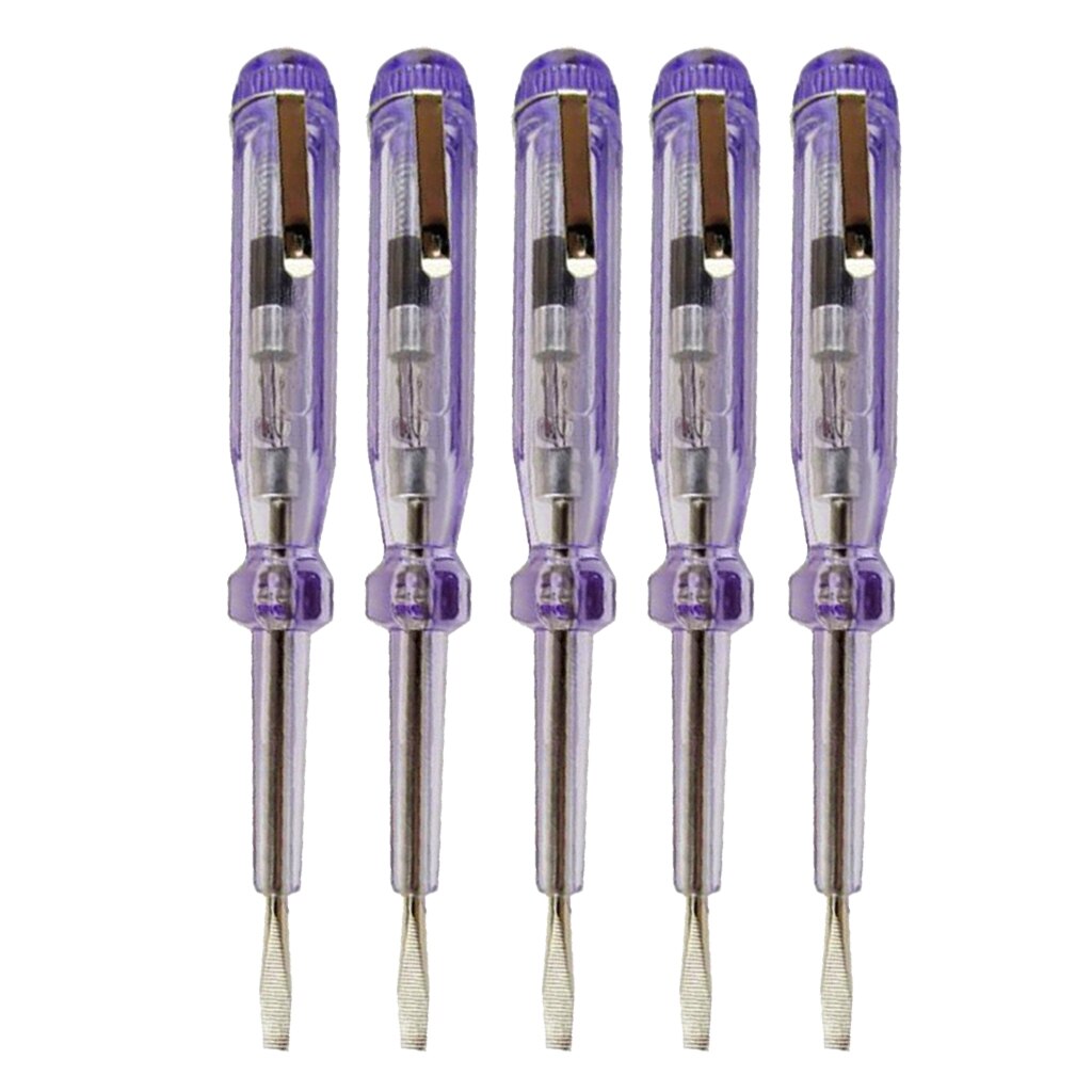 5 Pieces/set Pens Circuit Voltage Screwdriver Elec... – Vicedeal