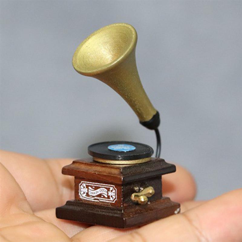 Mini Gramophone Decor Simulation Gramophone Model ... – Grandado