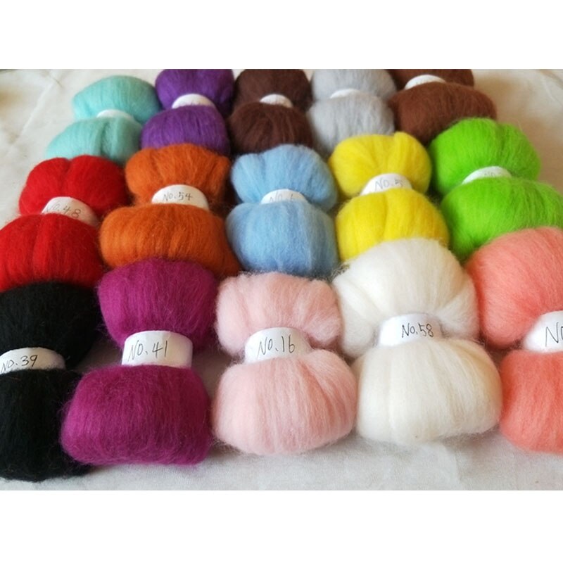 WFPFBEC felt wool roving merino wool felt kit need... – Grandado