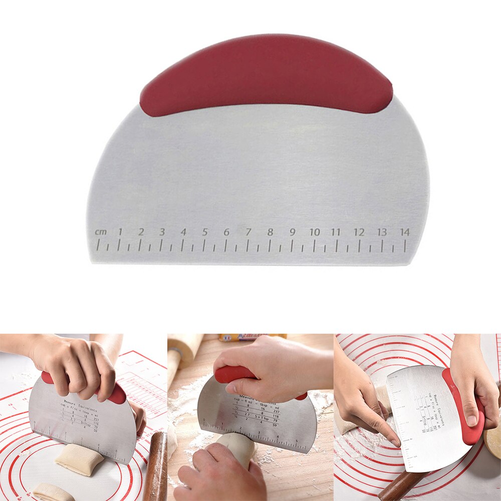 Coupe-pâte à farine et à Pizza en acier inoxydable... – Grandado