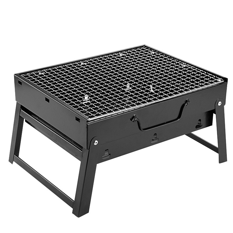 Mini Home Charcoal Grill outdoor bbq folding porta... – Grandado