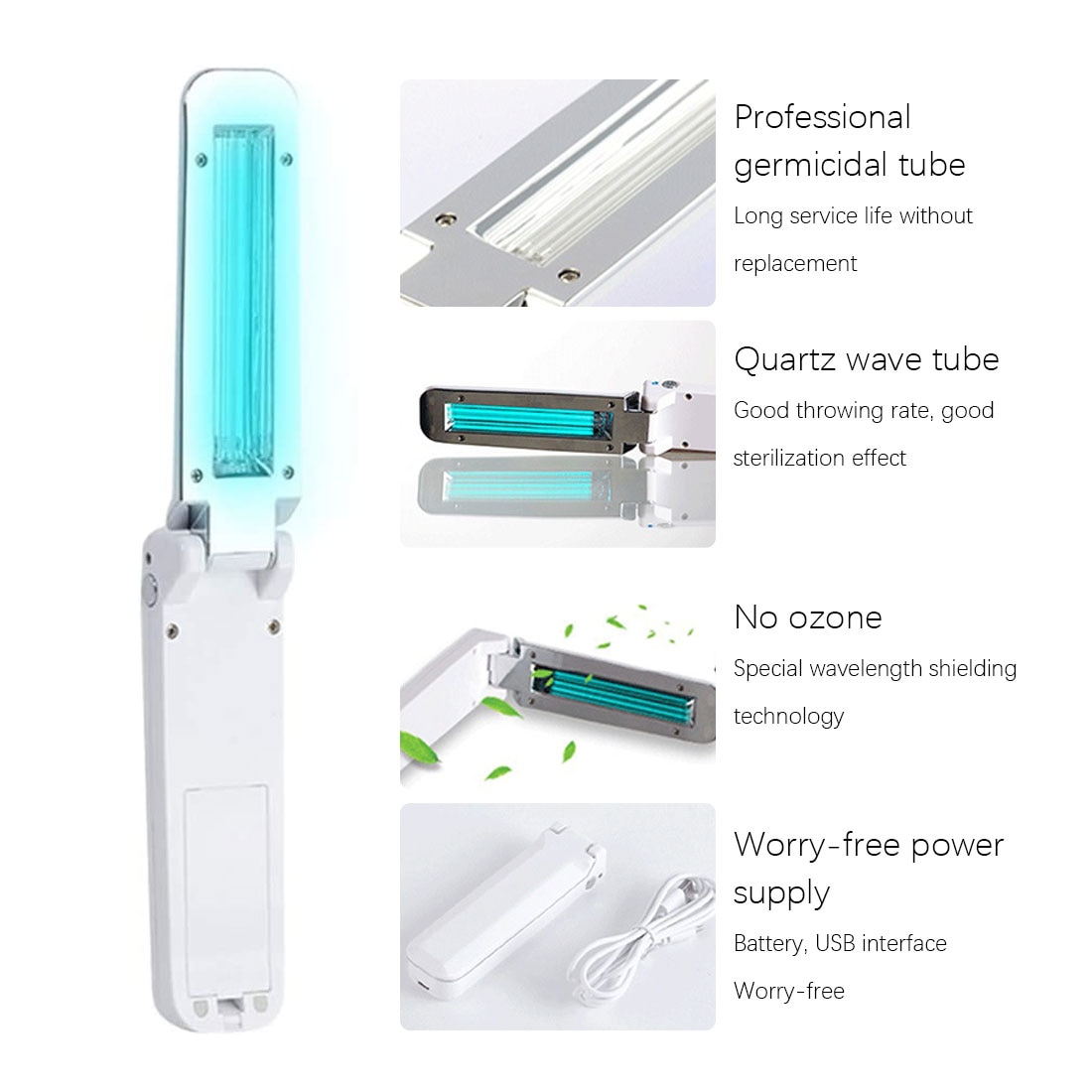 2W Ultraviolet Uv Sterilisator Licht Draagbare Kie... – Grandado