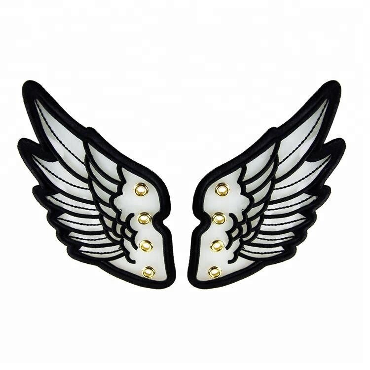 Personality Shoes Wings Accessories Black Transpar... – Grandado