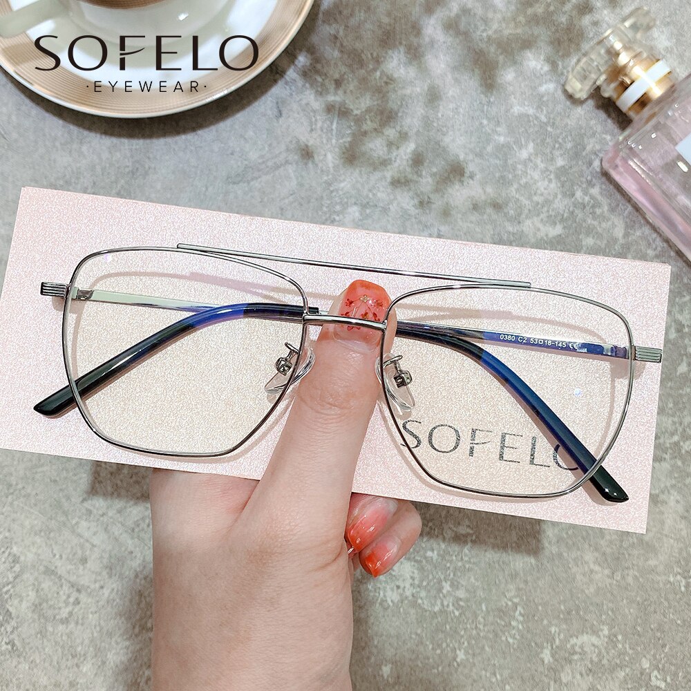 Big Frame Optical Myopia Glasses Frame Men Custom ... – Grandado