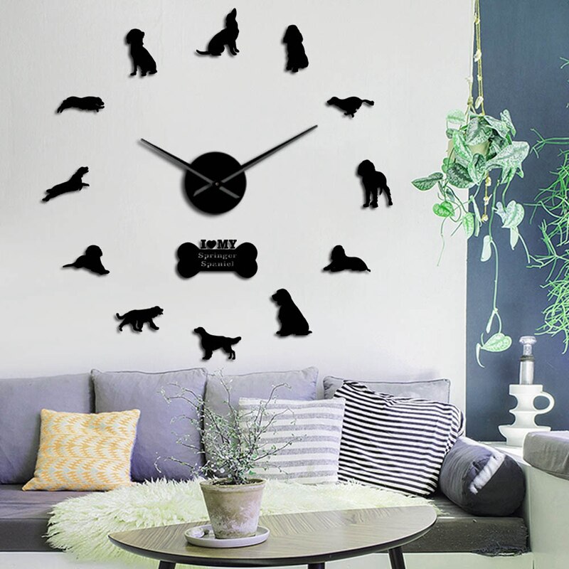 DIY Wall Clocks English Springer Spaniel Dog Breed... – Grandado