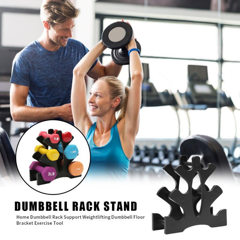 3-Tier Dumbbell Storage Rack Stand Multi-layer Han... – Vicedeal