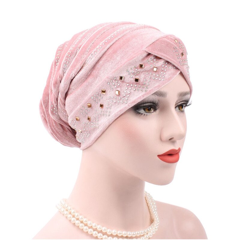Forehead Cross Velvet Inner Hijab Caps Muslim Head... – Vicedeal