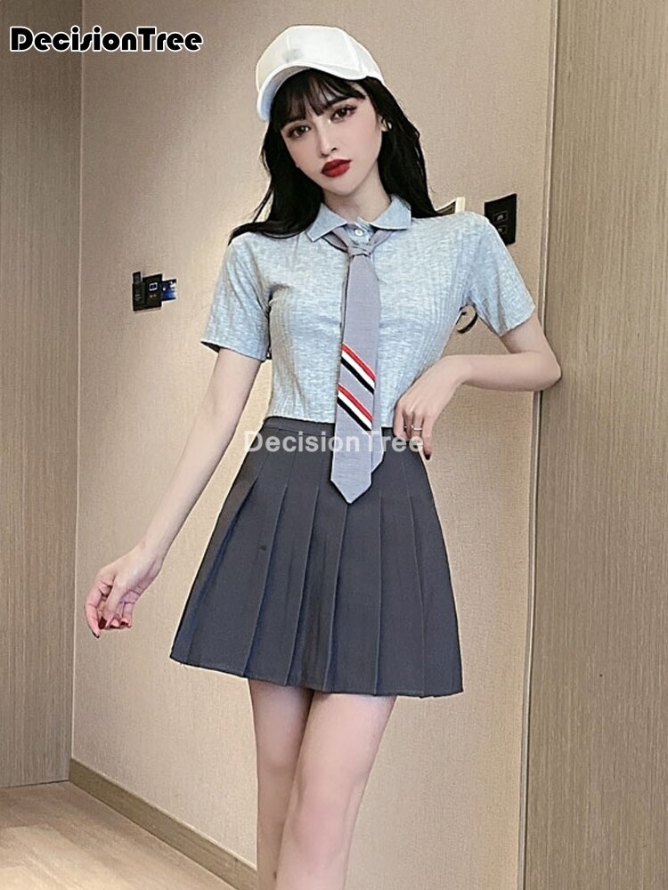2022 jk uniform short sleeve japanese school unifo... – Grandado
