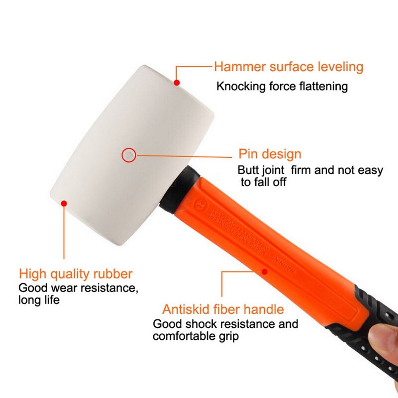 Manual Soft Rubber Effect Mallet Hammer Ergonomics... – Grandado