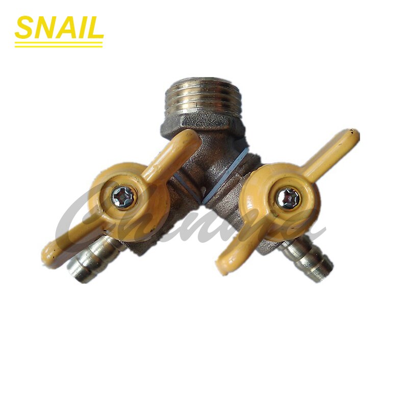 wire EDM machine copper three-way water valve Exte... – Vicedeal