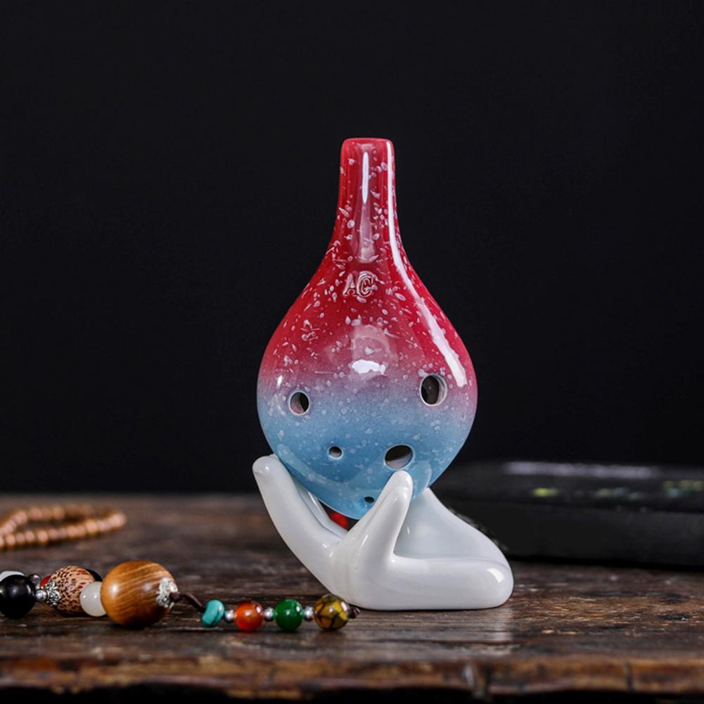 Flute 6 Hole C Ceramic Ocarina of Time Mini Ocarin... – Grandado