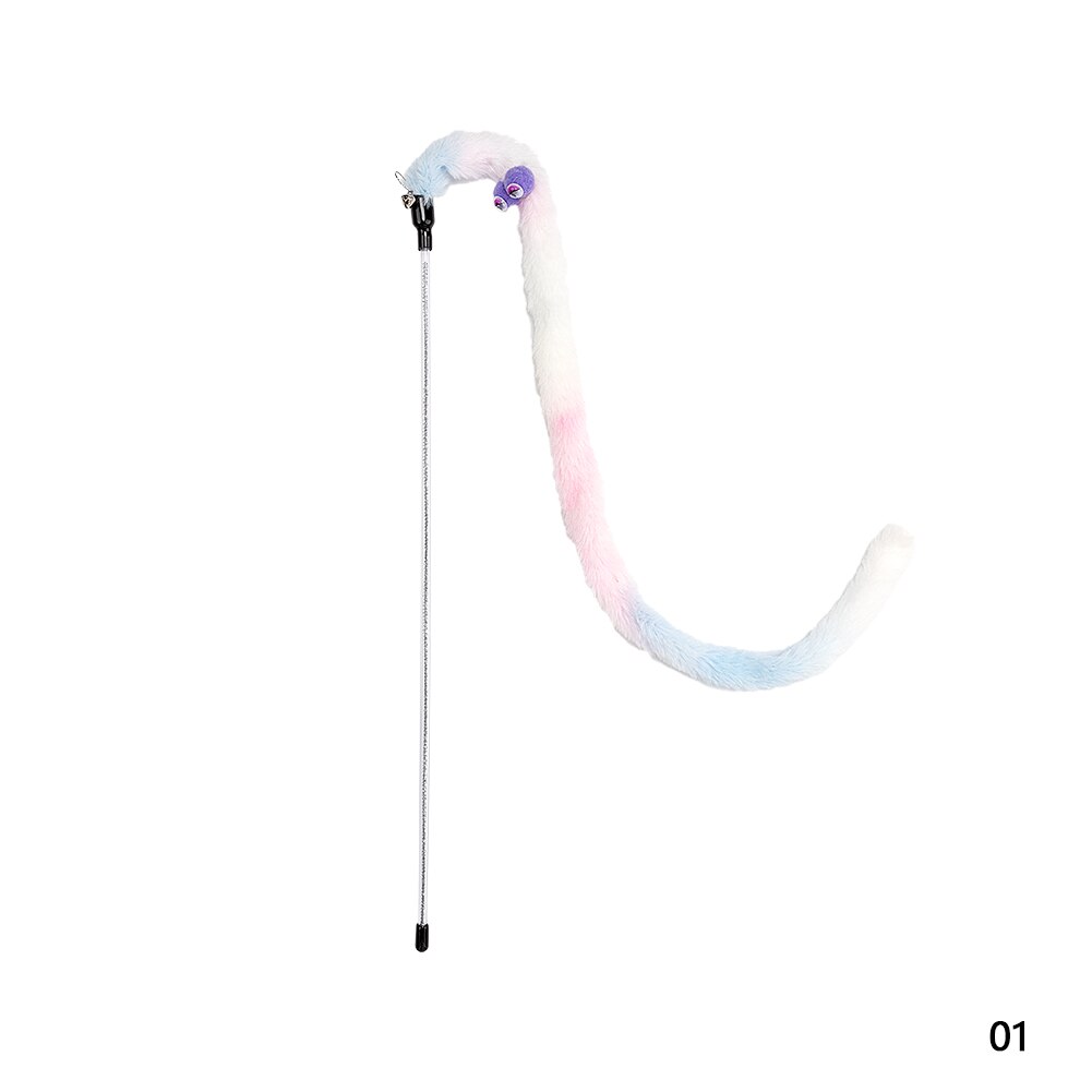 Caterpillar Funny Cat Stick Interactive Cat Toy Fe... – Grandado