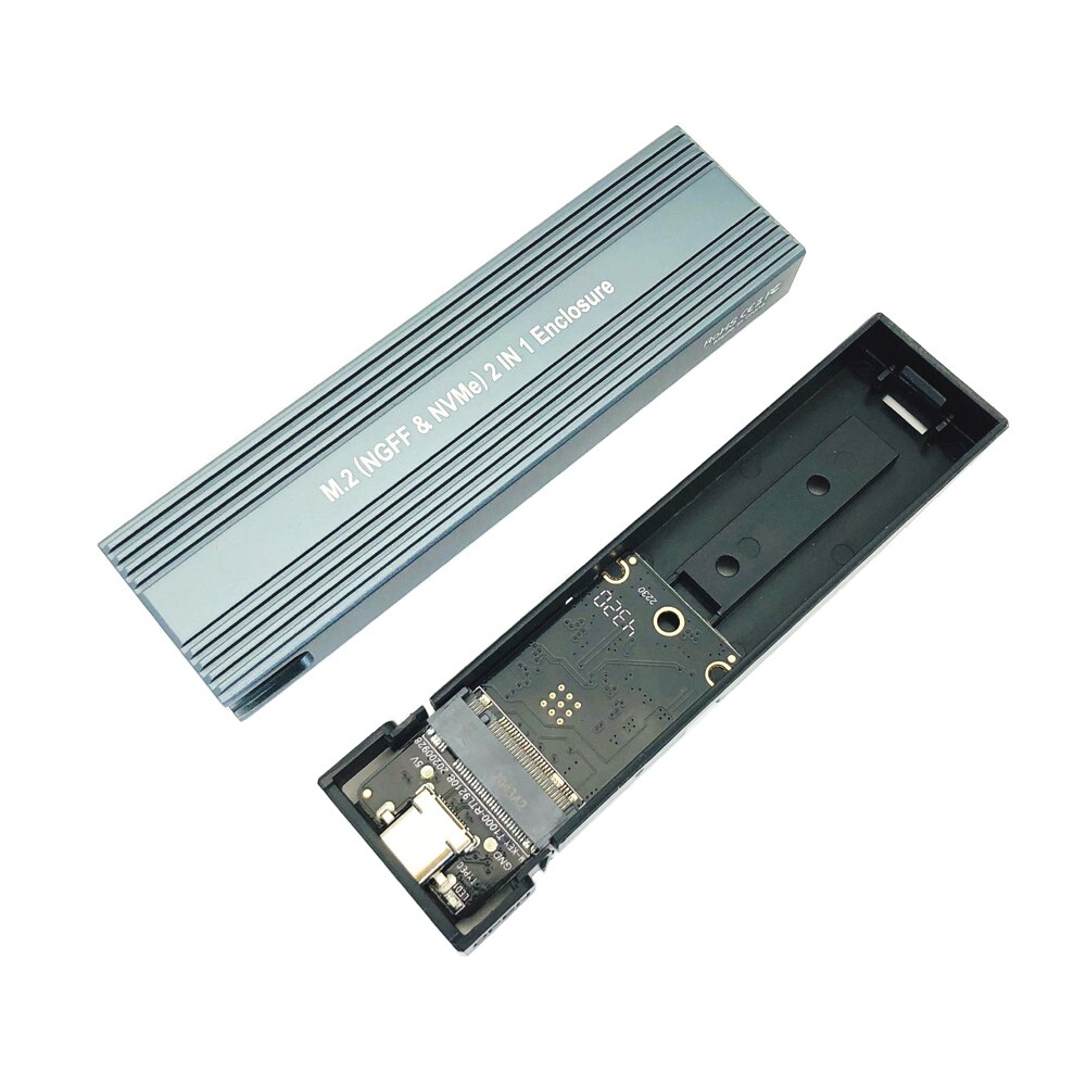 M.2 NVME PCIe NGFF SATA to USB 3.1 SSD Case Alumin... – Vicedeal