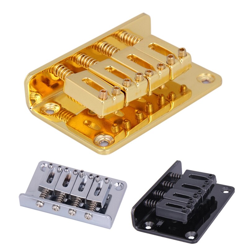 4-string Chrome Hard-tail Adjustable Bridge – Grandado