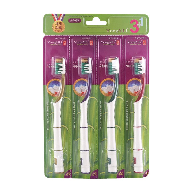 4pcs/Pack Natural charcoal eco bamboo toothbrush F... – Vicedeal