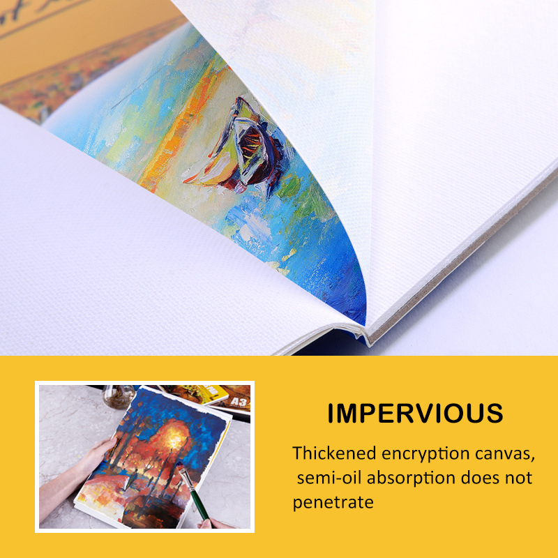 Oil painting Canvas Pad For Beginners 280g/m² Prac... – Grandado