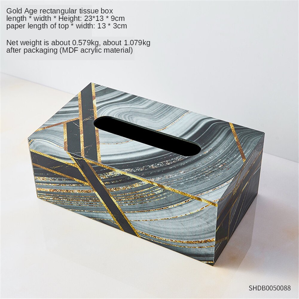 B-LIFE Rectangular Acrylic Facial Tissue Box Napki... – Vicedeal