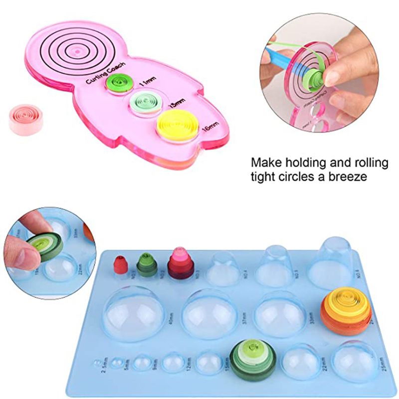 Kits de filigrana de papel de 19 uds, 45 colores, ... – Grandado