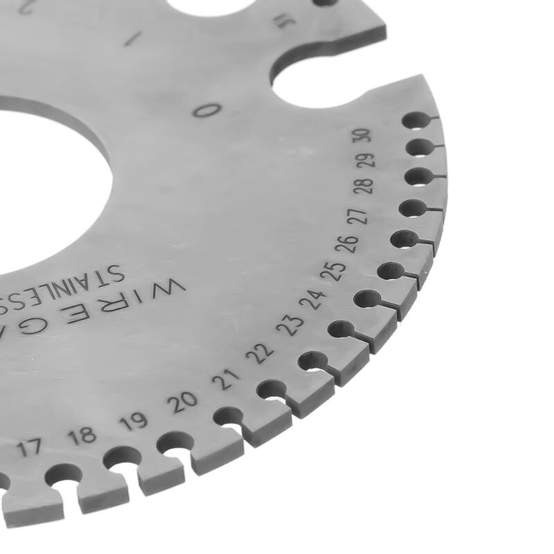 Stainless Steel 0-36 Round AWG SWG Wire Gauge Thic... – Grandado