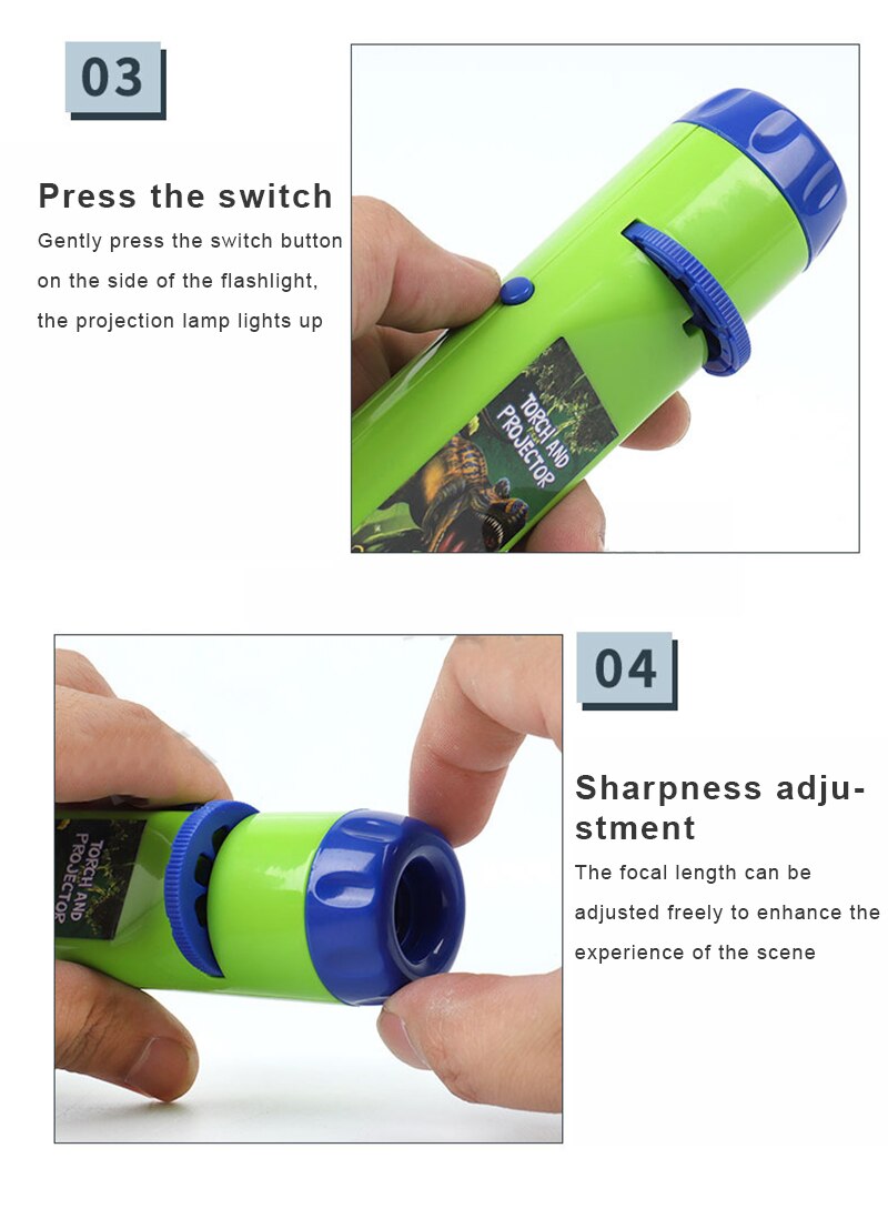 Children's Projection Flashlight Children Projecto... – Grandado