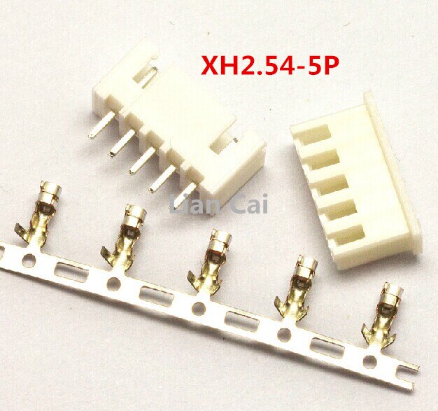 100 conjunto xh2.54 2.54mm 5pin 5p 180 graus macho... – Grandado