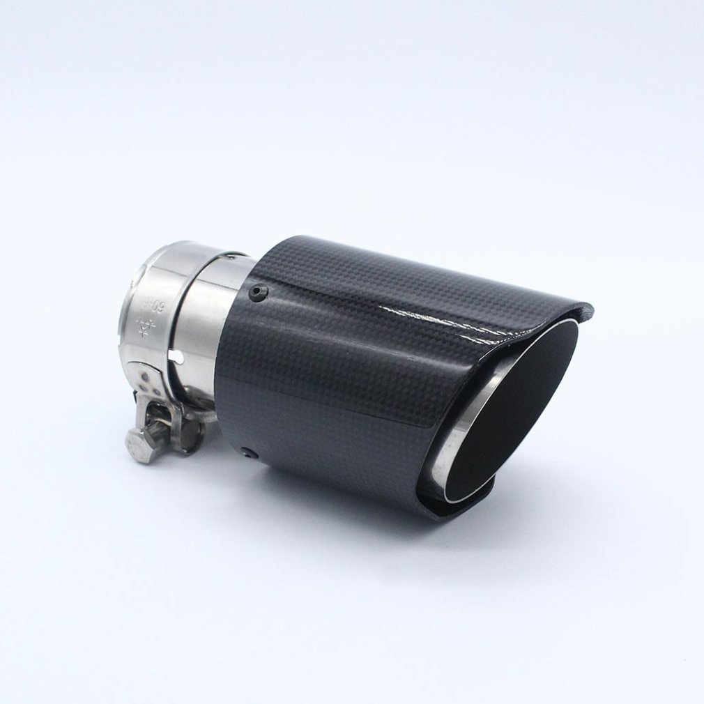 Real Carbon Fiber Auto Exhaust Pipe Muffler End Ti... – Grandado