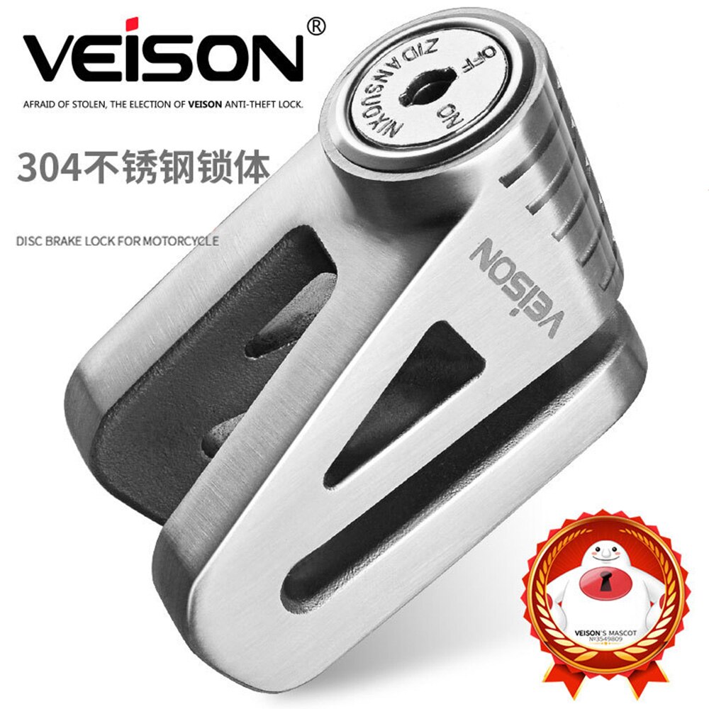 VEISON Stainless Steel Motorcycle Lock Bicycle The... – Grandado