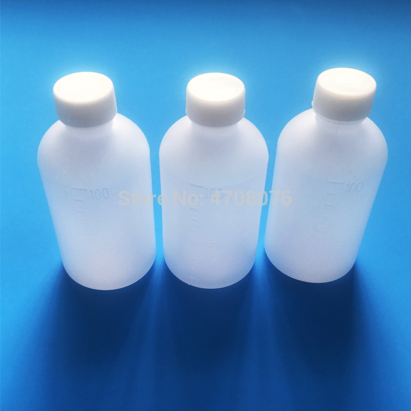 100ml 40pcs/pack PE lab reagent bottle with scale ... – Grandado