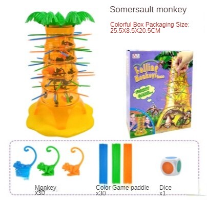 Child Monkey Climbing Tree Toy Table Game Toy Mult... – Grandado