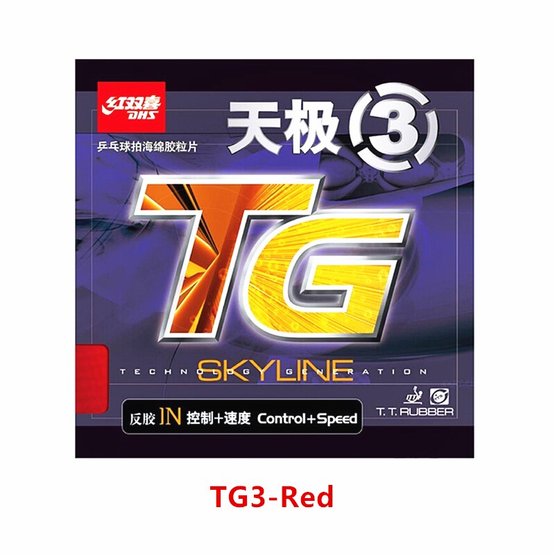 DHS Skyline 3 TG3 table tennis rubber Original Con... – Vicedeal
