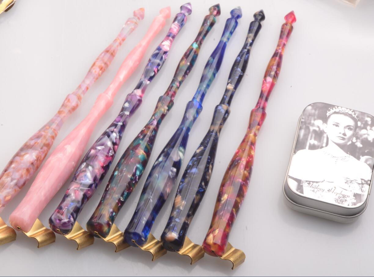 High End Round Body Flower Resin Copperplate Calli... – Vicedeal