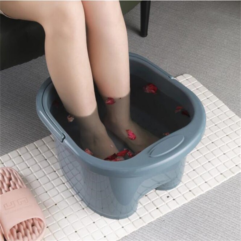 1pc Home Plastic Bucket Foot Bath Bucket Bathroom ... – Vicedeal