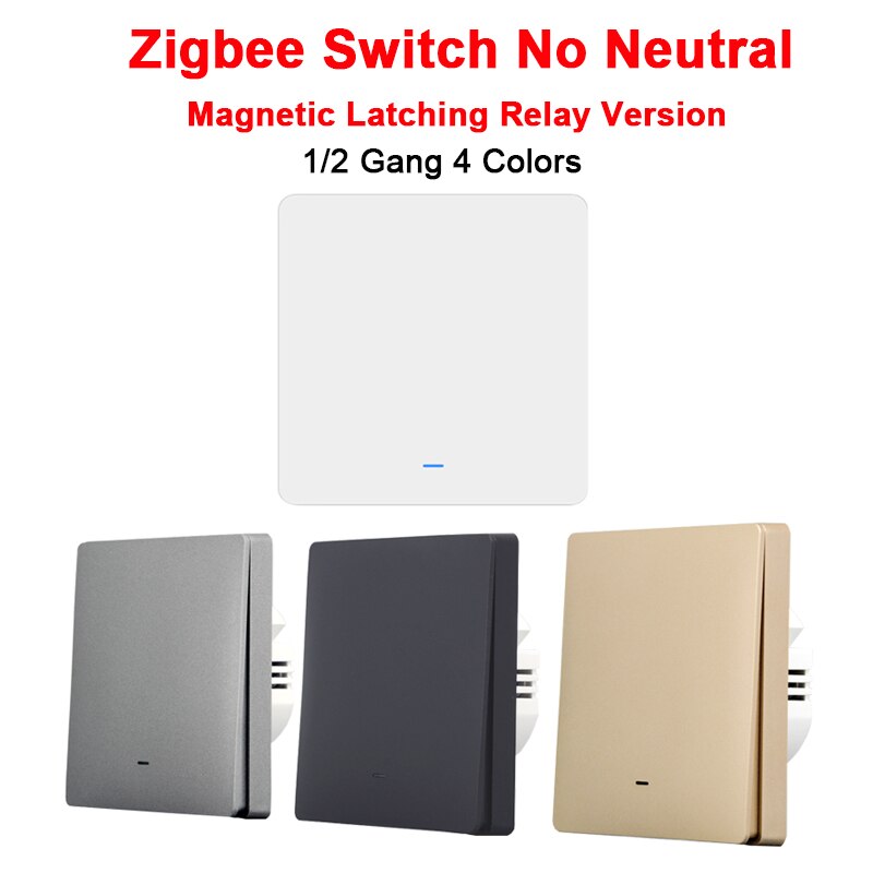 Lonsonho Tuya Zigbee Smart Switch No Neutral EU 22... – Grandado