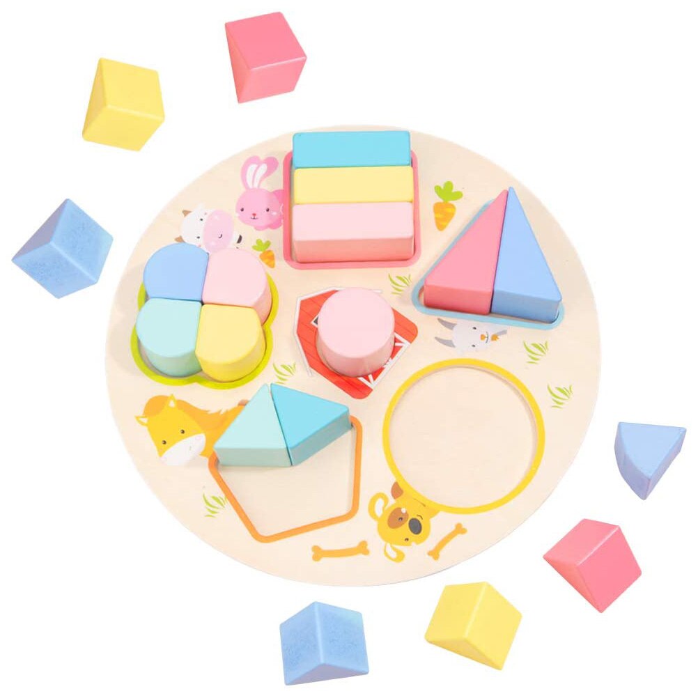 Wooden Shape Sorter Preschool Activities Puzzles S... – Grandado