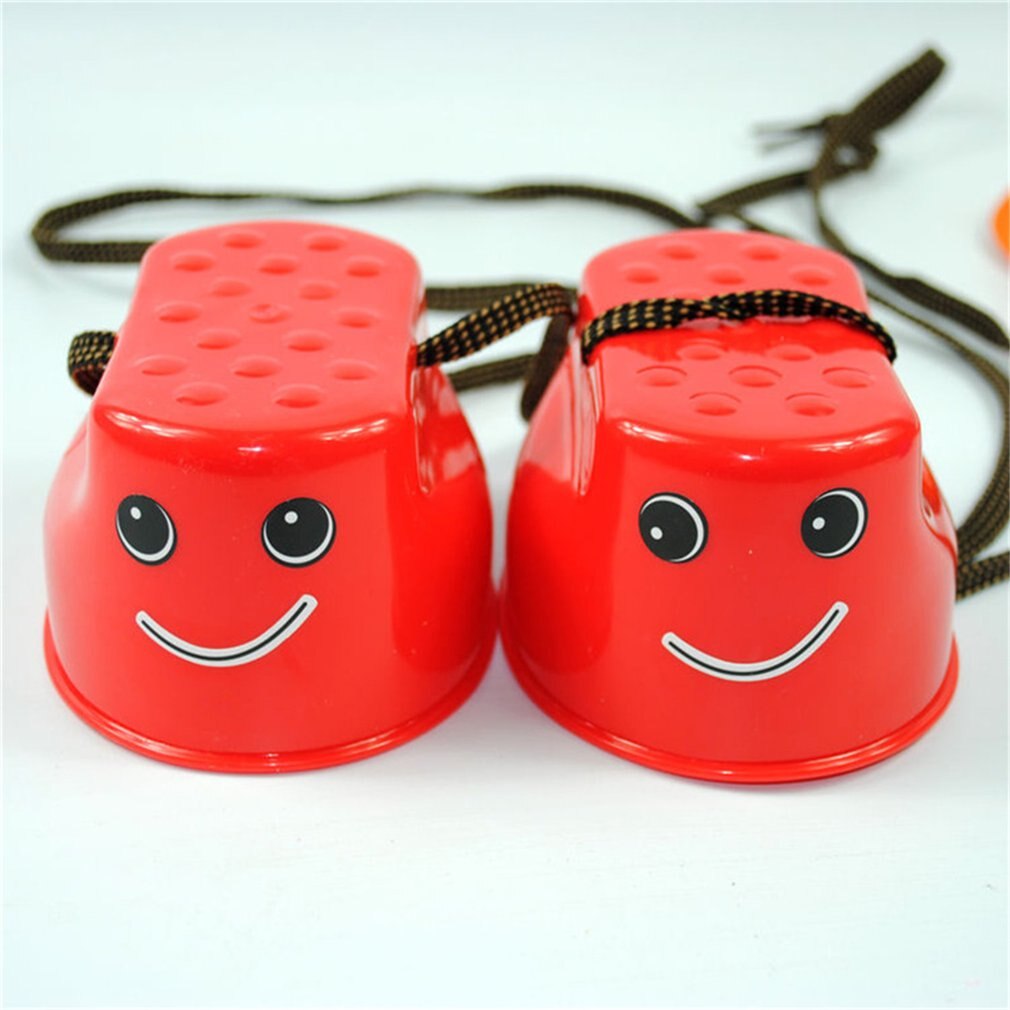 OCDAY 7 Colors 1pc Walk Stilt Jump Toy Plastic Smi... – Grandado