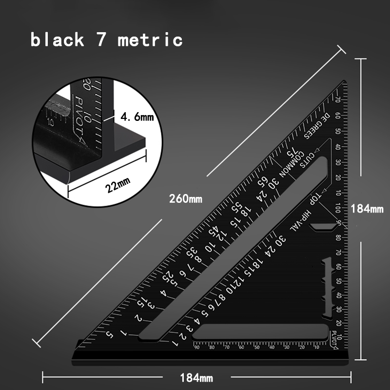 Woodworking Aluminum Alloy Triangle Gauges Measuri... – Grandado