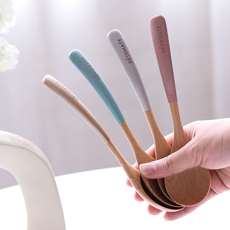 Huishoudelijke Lepel Servies Gebogen Houten Lepel ... – Grandado