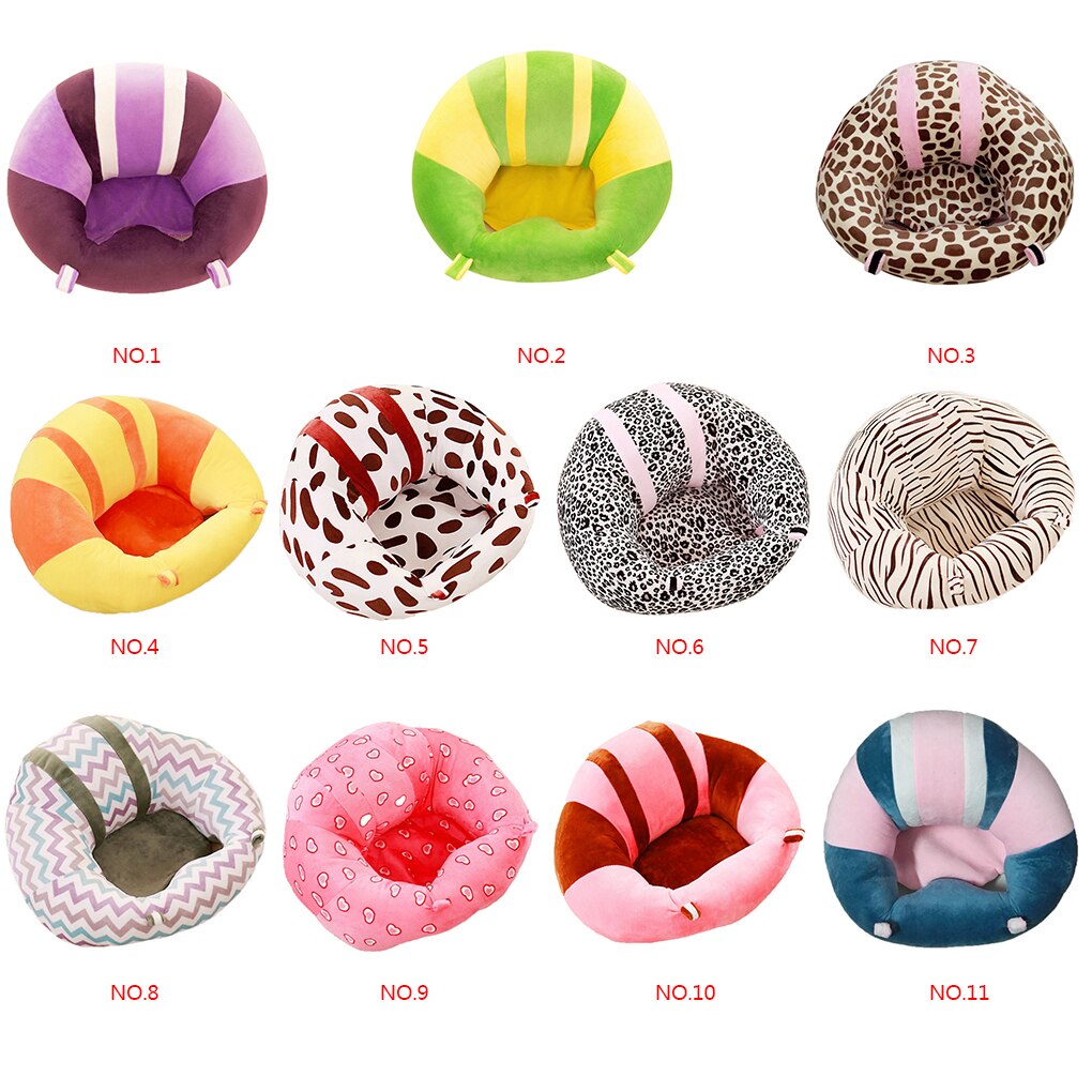 Baby Support Seat Plush Soft Baby Sofa Infant Lear... – Grandado