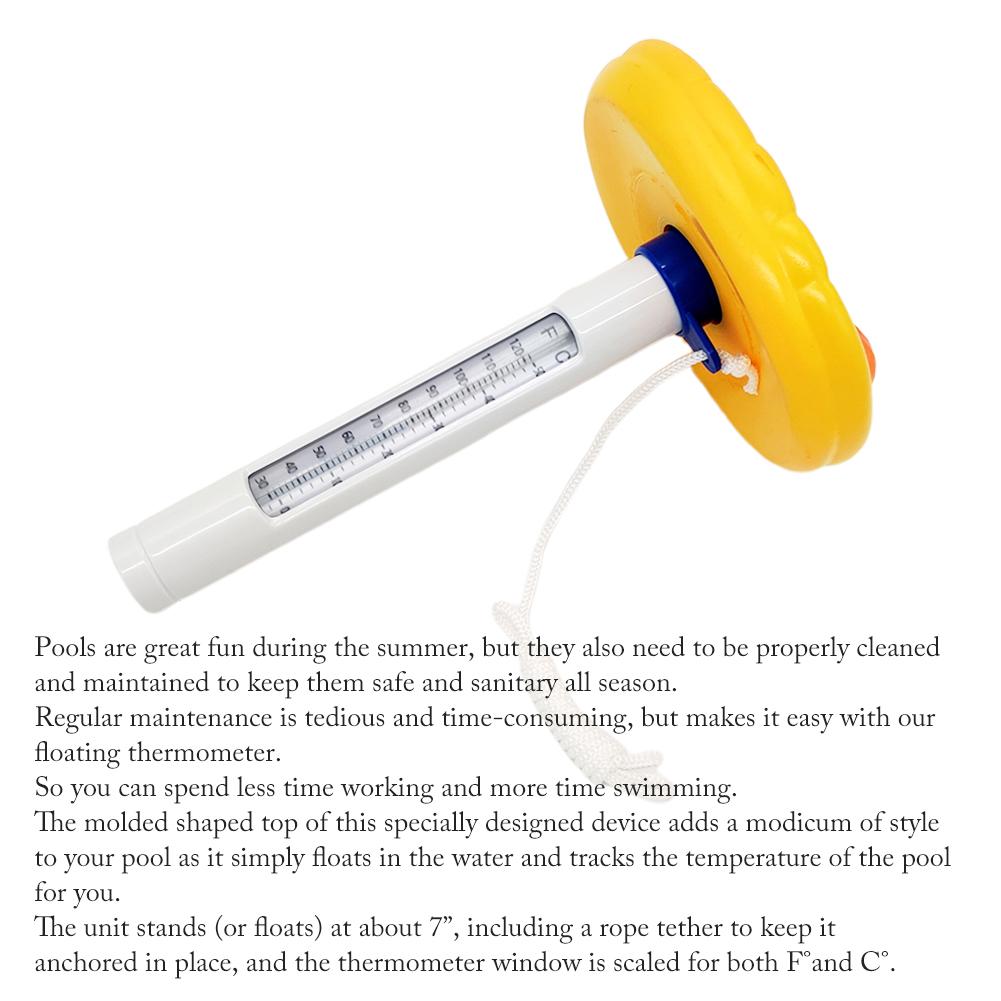 Cartoon Funny Floating Swimming Pool Thermometer R... – Vicedeal