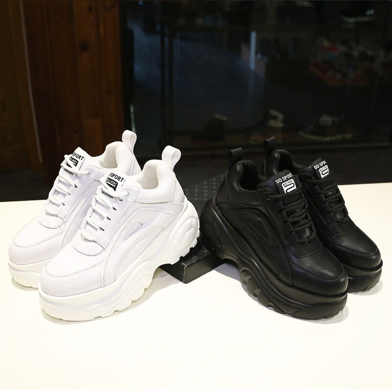 ASUMER spring autumn thick bottom women sneakers l... – Grandado