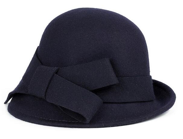 Wool hat Autumn Winter Noble European American Gir... – Grandado