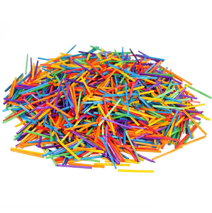 1000 Pcs/pack Colorful Wooden Match Sticks DIY Woo... – Grandado