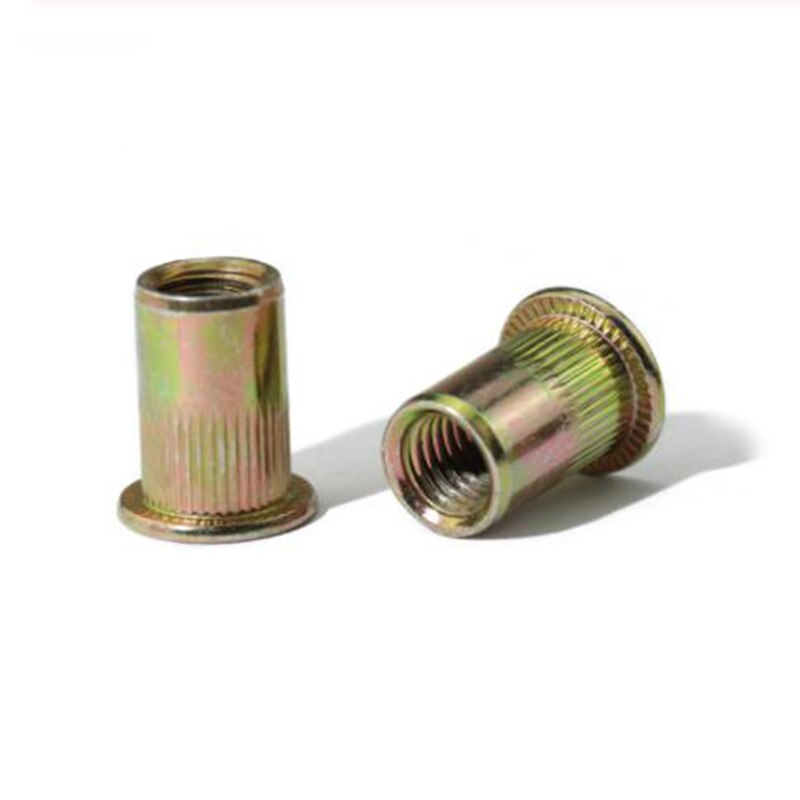 50pcs M10 M12 Zinc Plated Carbon Steel Knurled Nut... – Grandado