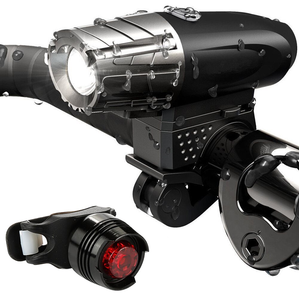 Waterdichte Mtb Bike Front Light + Achterlichten L... – Grandado