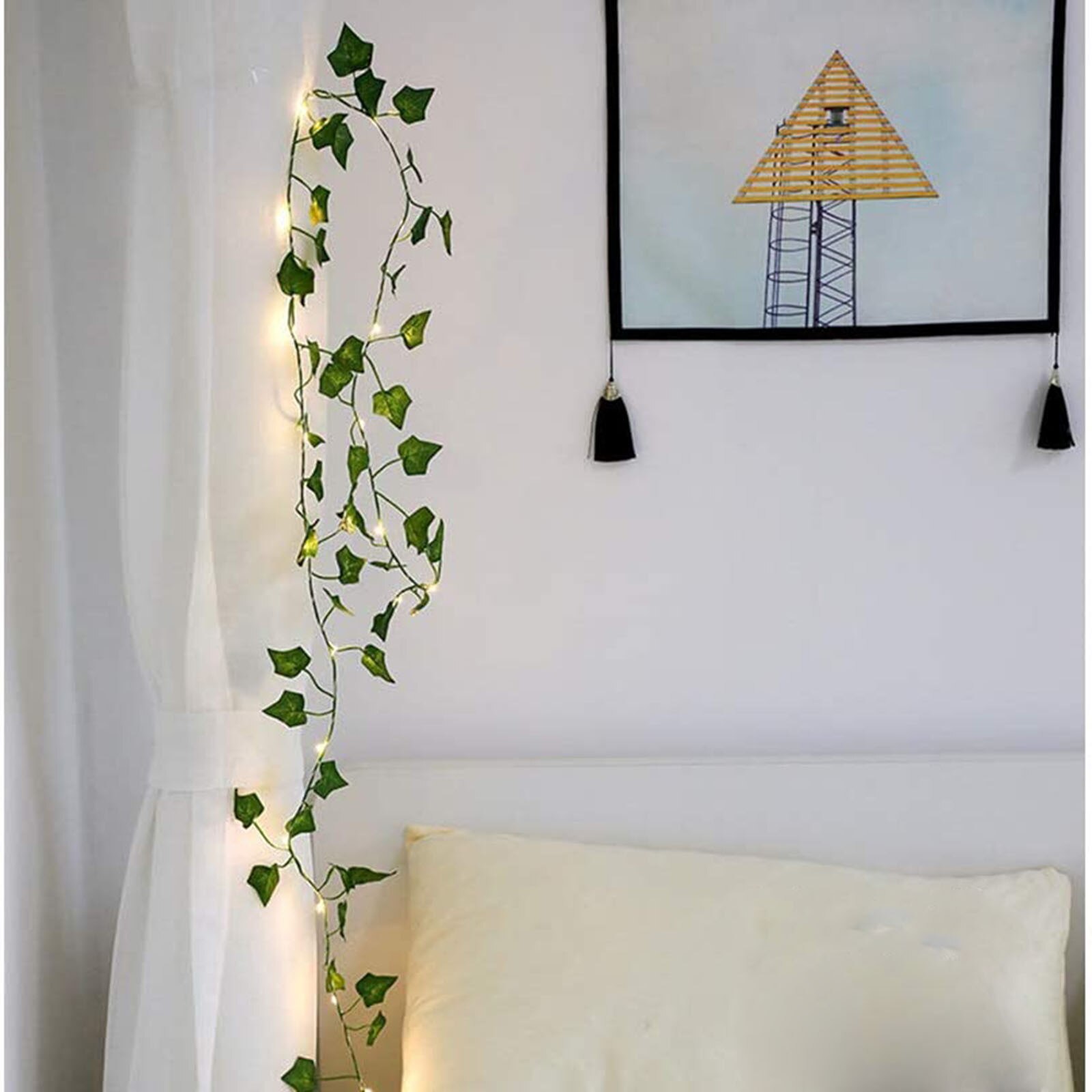 2M LED Lighted Artificial Vine Hanging Lighting Fa... – Grandado